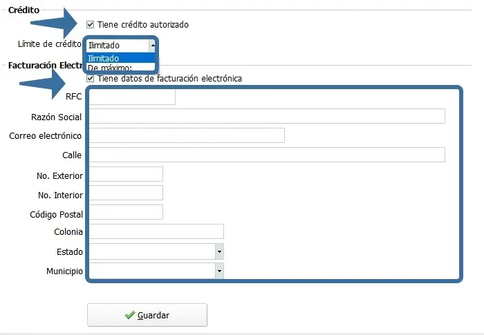 Administración de clientes - eleventa.com