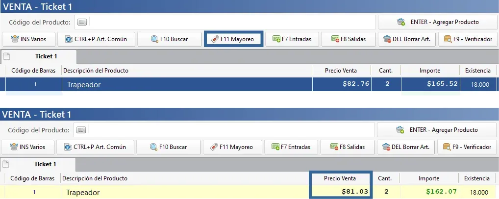 Descuentos y precios de mayoreo - eleventa.com